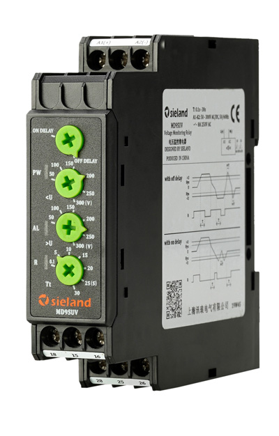 MD6SUV 200V/220V/380V/690V/660V/127V/110V/115V/100V/800V/1140V/1000V-单相欠过电压继电器(50/60/400赫兹Hz自供电源 ...